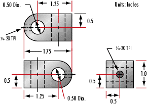 Right Angle Post Mount Assembly | Edmund Optics
