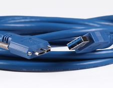 USB 3.1 Gen 1 Micro-B to USB-A Locking Cable, 3m | Edmund Optics